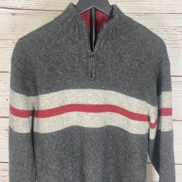 GAP | Sweaters | Gap Vintage 203 Mens Sweater Medium Gray Burgundy 4 ...